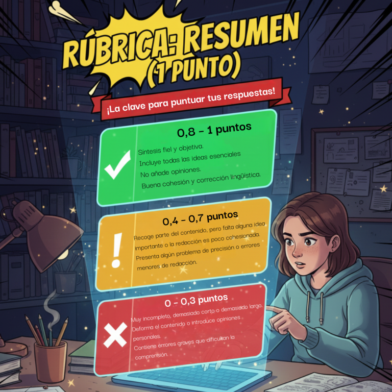 Corrección y modelos para preparar la PAU (modelo 2026): «X es una ...